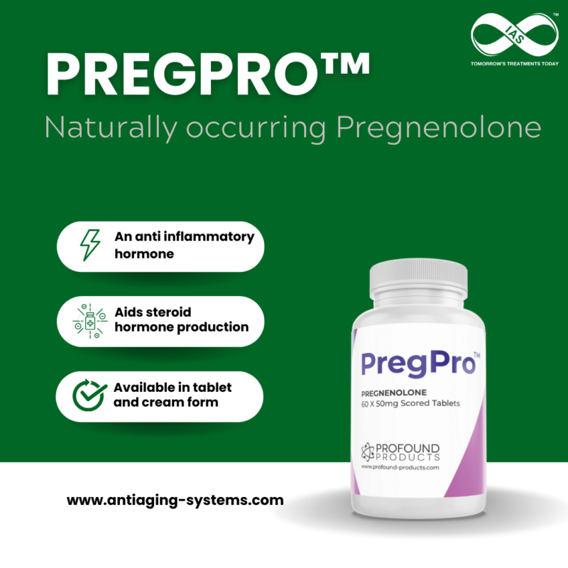 Pregnenolone Supplementation | Anti Aging Systems
