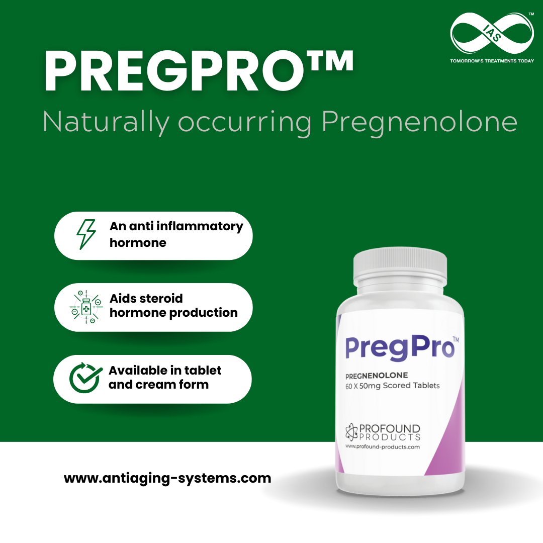 Pregnenolone Supplementation | Anti Aging Systems